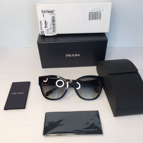 Prada | Accessories | Authentic New Prada Sunglasses Model Pr2ws Black ...
